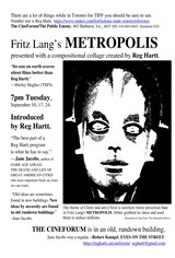 Fritz Lang's Metropolis with a compositional collage by Reg Hartt ...