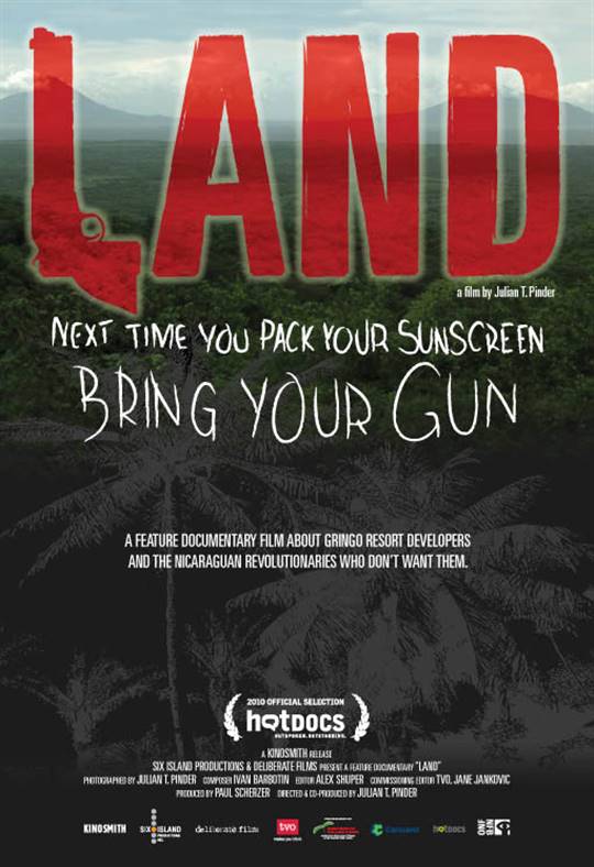 Land (2010) movie large poster.