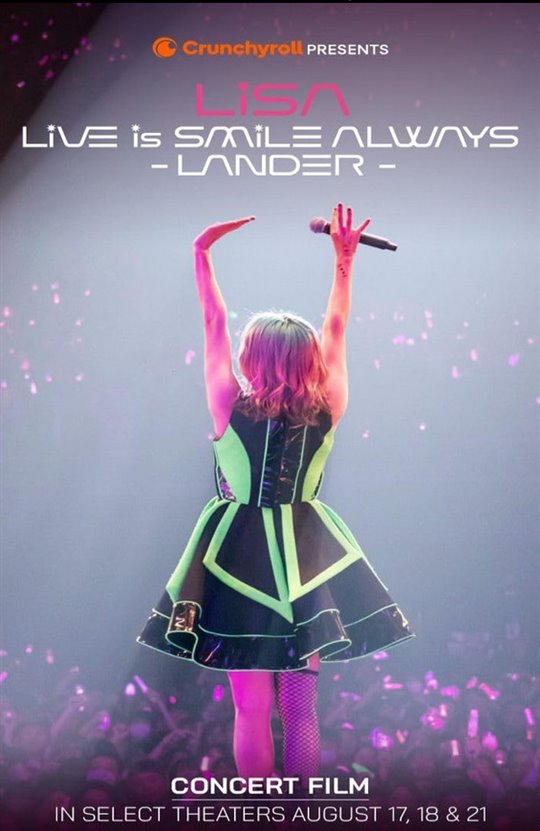 LiSA: LiVE is SMiLE ALWAYS -LANDER- movie large poster.