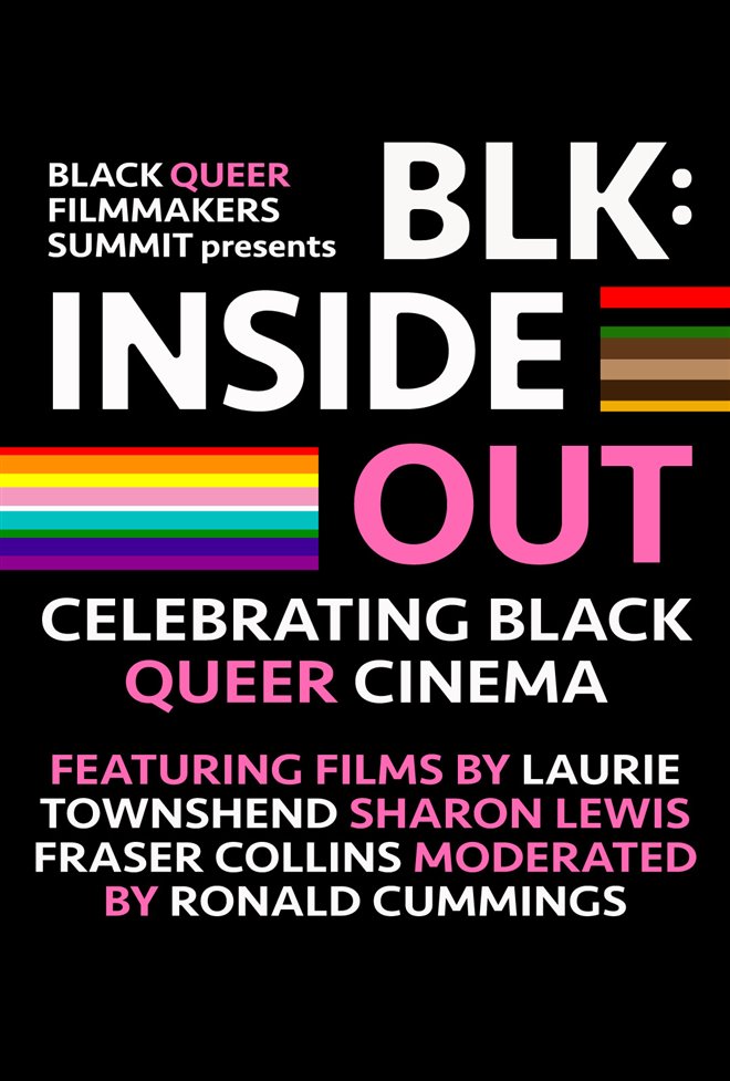 Black Queer Filmmakers Summit presents BLK: Inside Out movie large poster.
