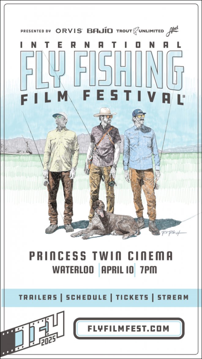 International Fly Fishing Film Festival 2025 - Waterloo movie large poster.